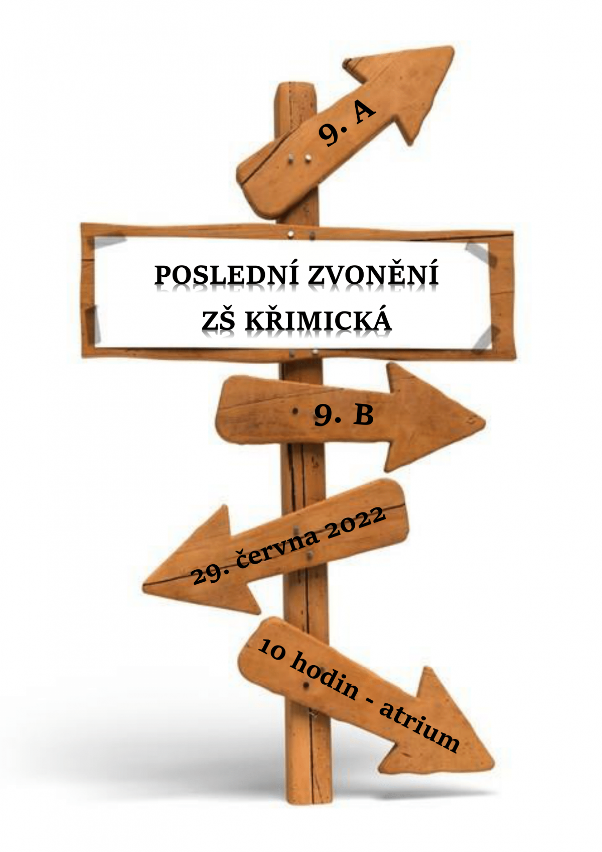 POZVÁNKA NA POSLEDNÍ ZVONĚNÍ